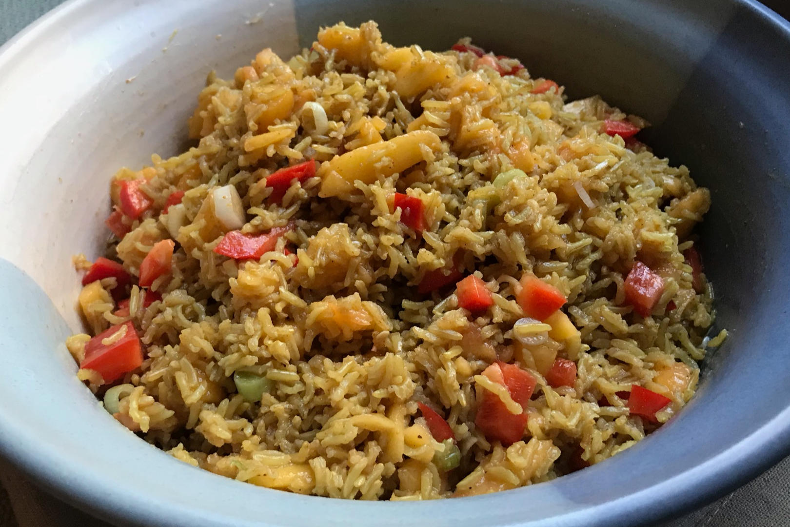 Curried Peach and Rice Salad : VegHead
