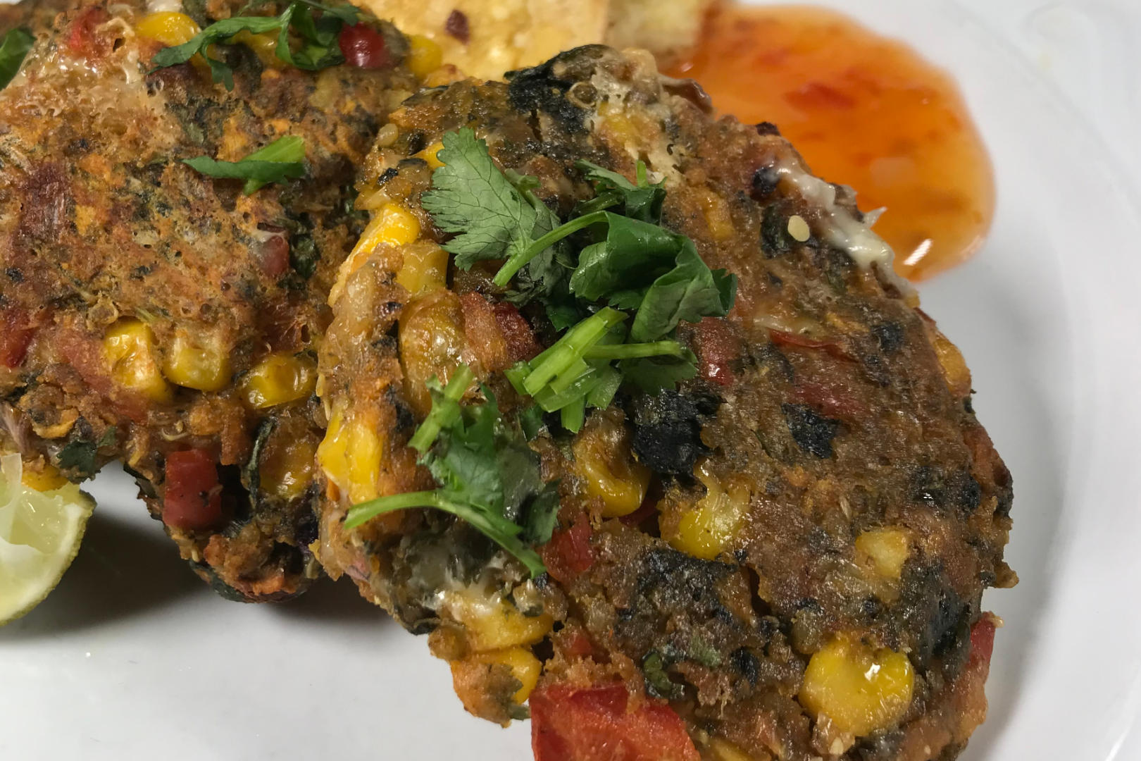 Spicy Plant Based Fritters/Patties : VegHead